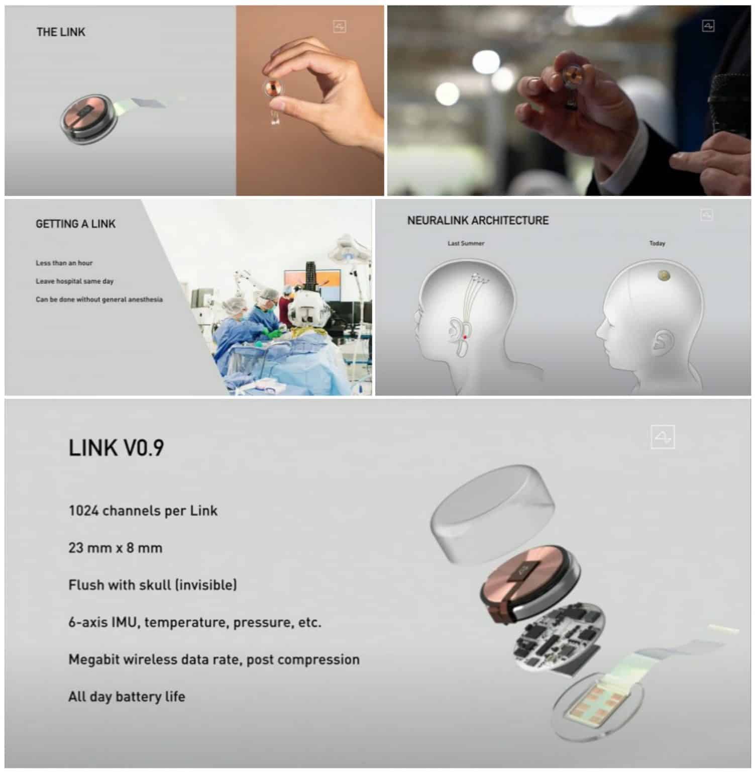 Elon Musk’s Neuralink unveils sleek V0.9 device, ‘V2’ implant robot ...