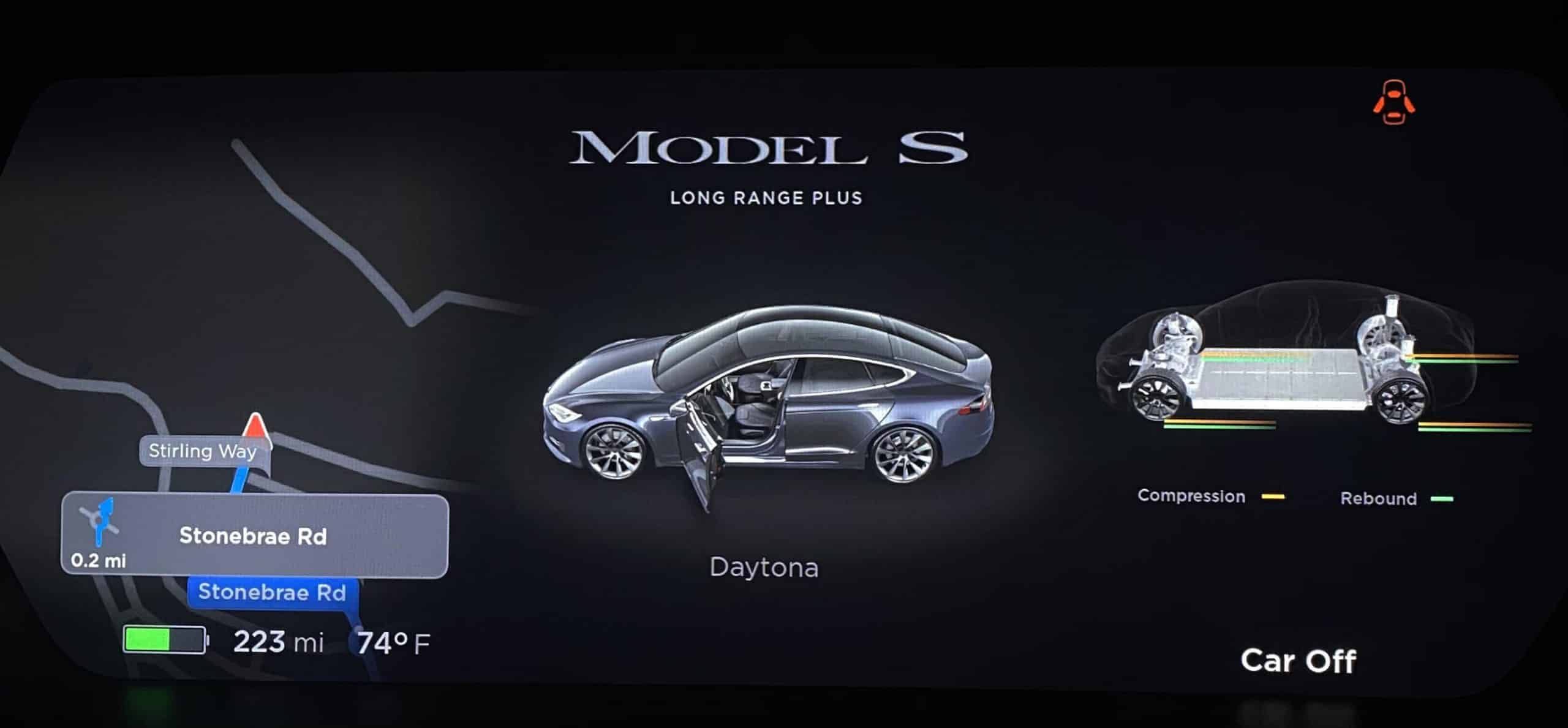 Tesla Model S & X update get Adaptive Suspension Instrument Panel ...