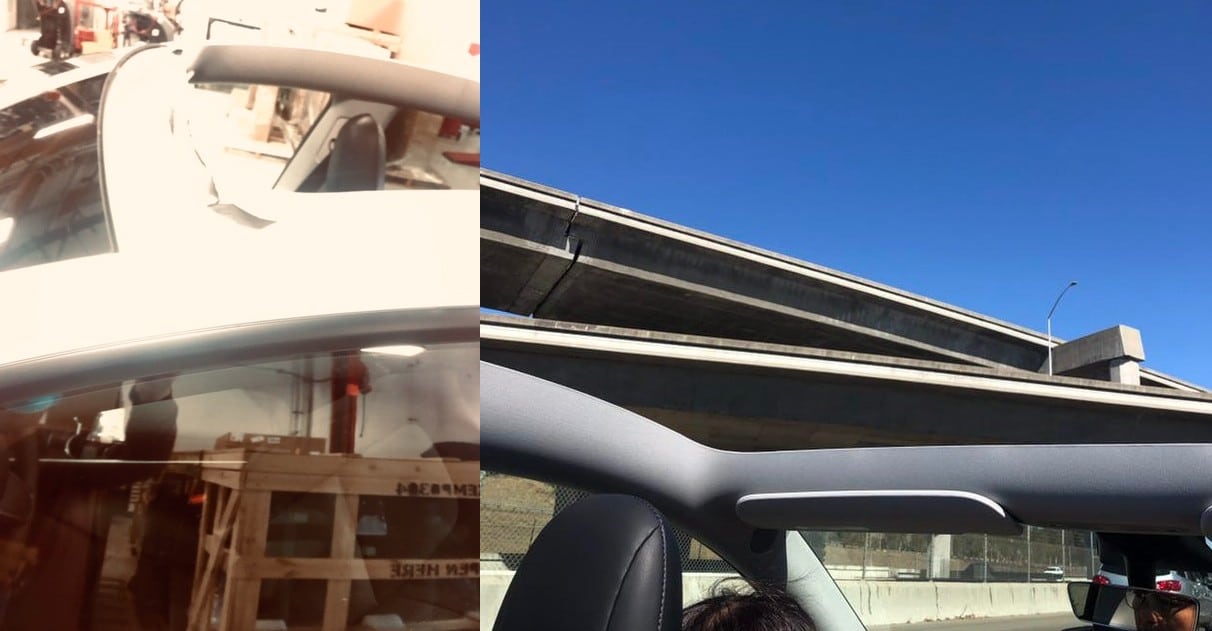 Tesla convertible? Model Y roof flies off going down California highway ...