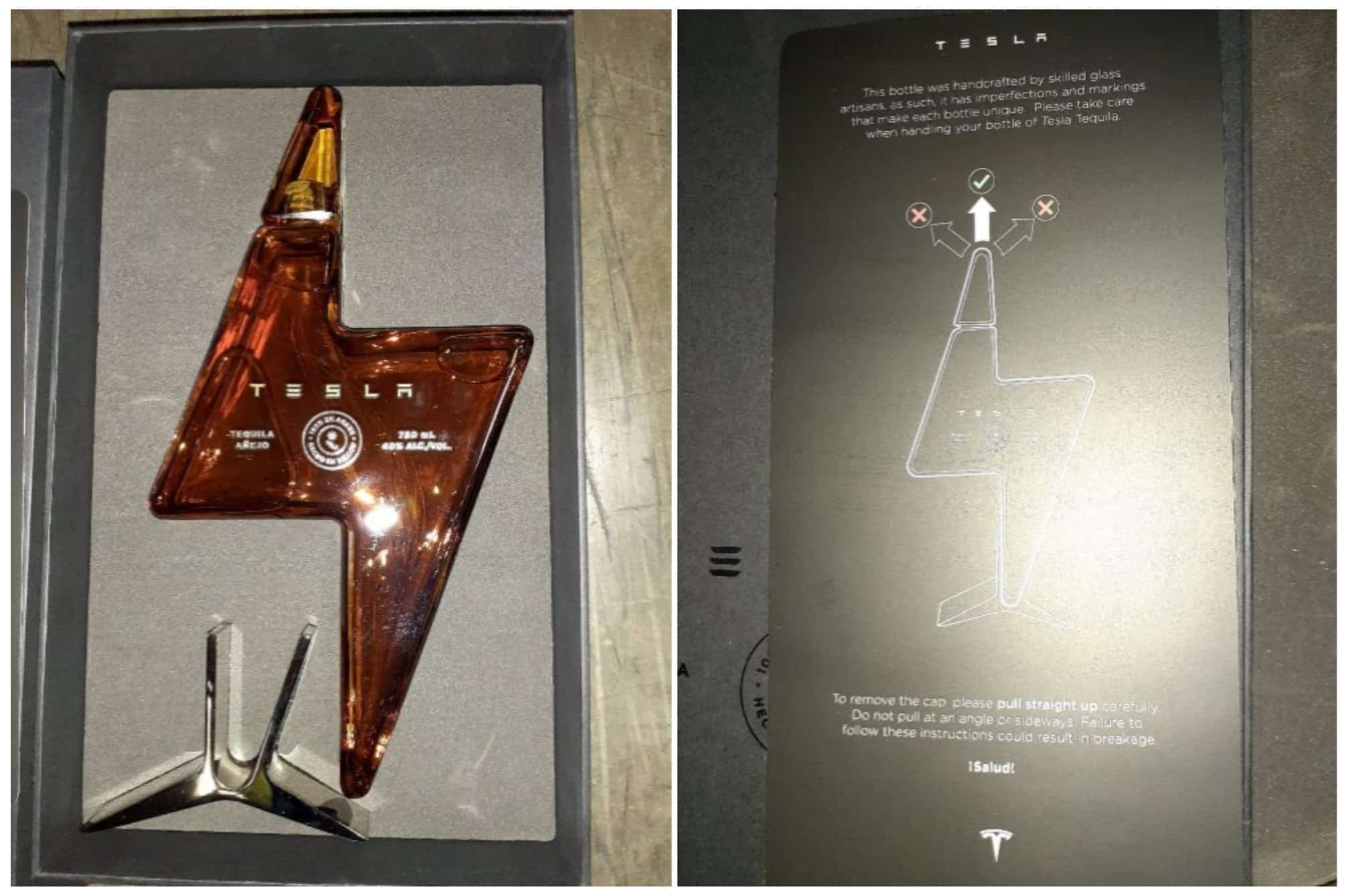 First Look at Tesla Tequila with "Handcrafted by Skilled Glass Artisans ...