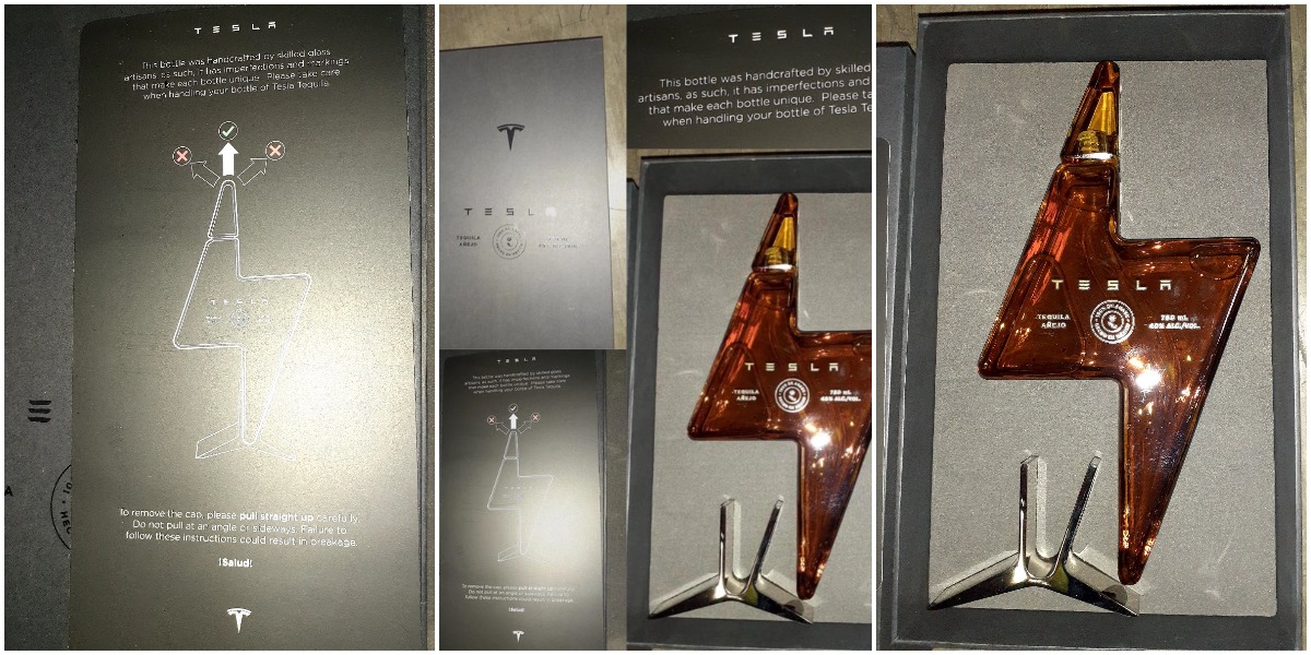 First Look at Tesla Tequila with "Handcrafted by Skilled Glass Artisans ...