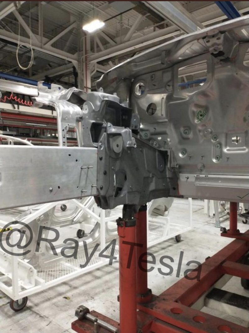 First look at Tesla Model S and X front ‘megacasting’ from Fremont ...