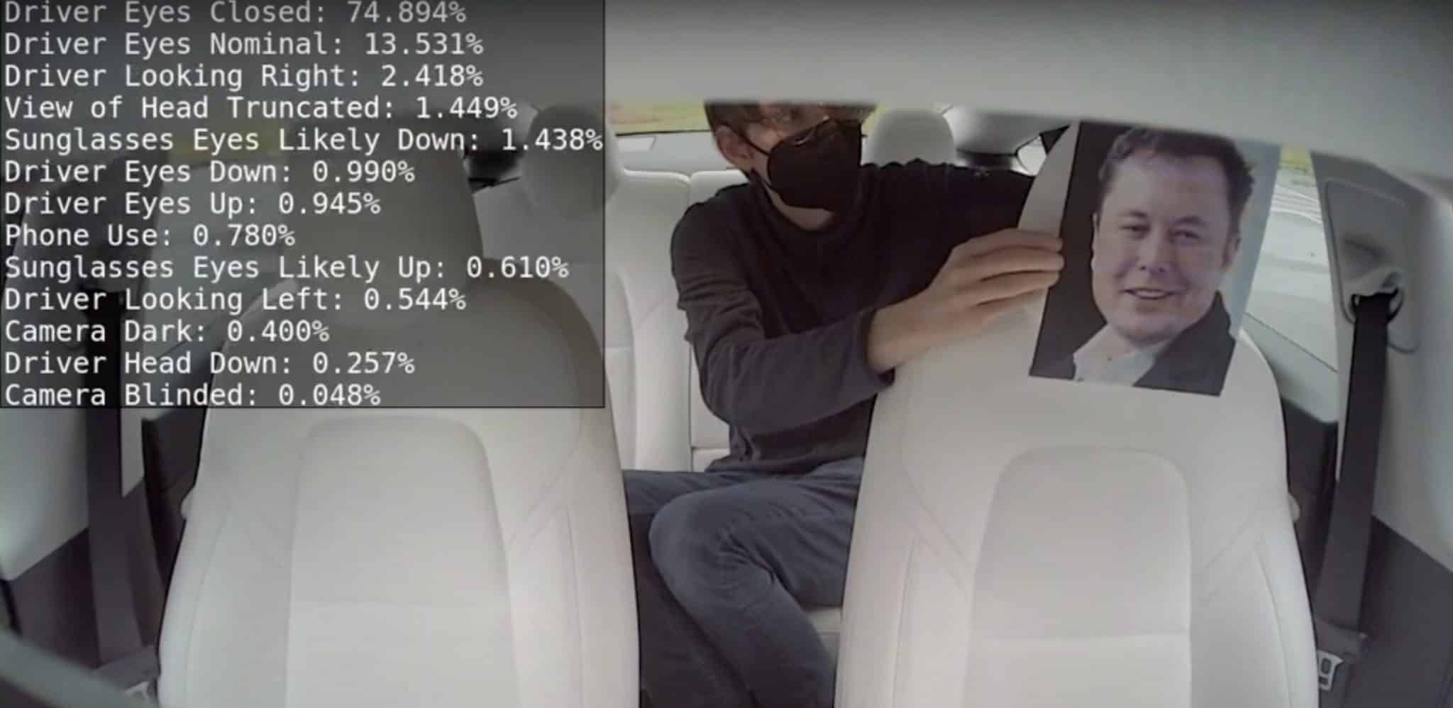 Watch Tesla’s driver monitoring system detect driver attention in real ...