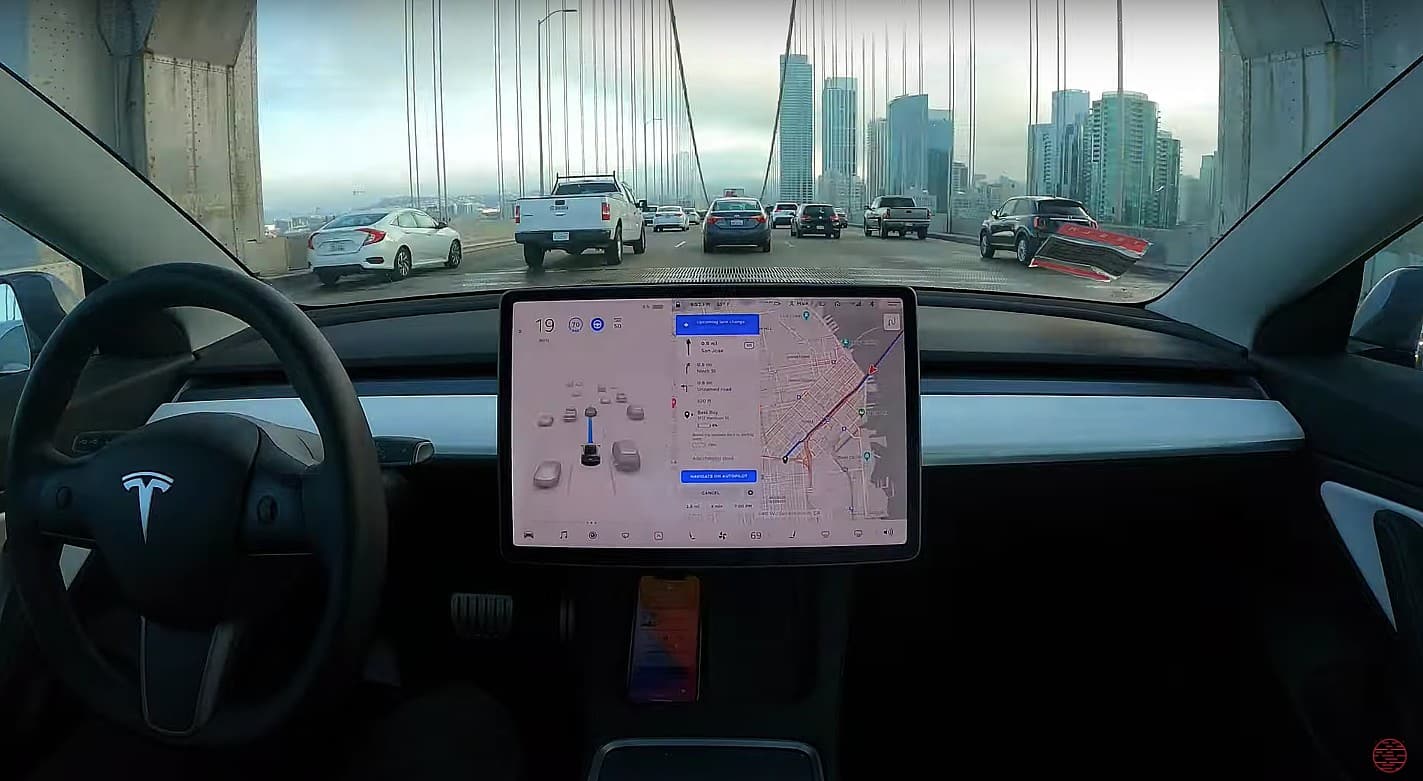 Tesla pure vision FSD Beta completes LA to SF border trip with no ...