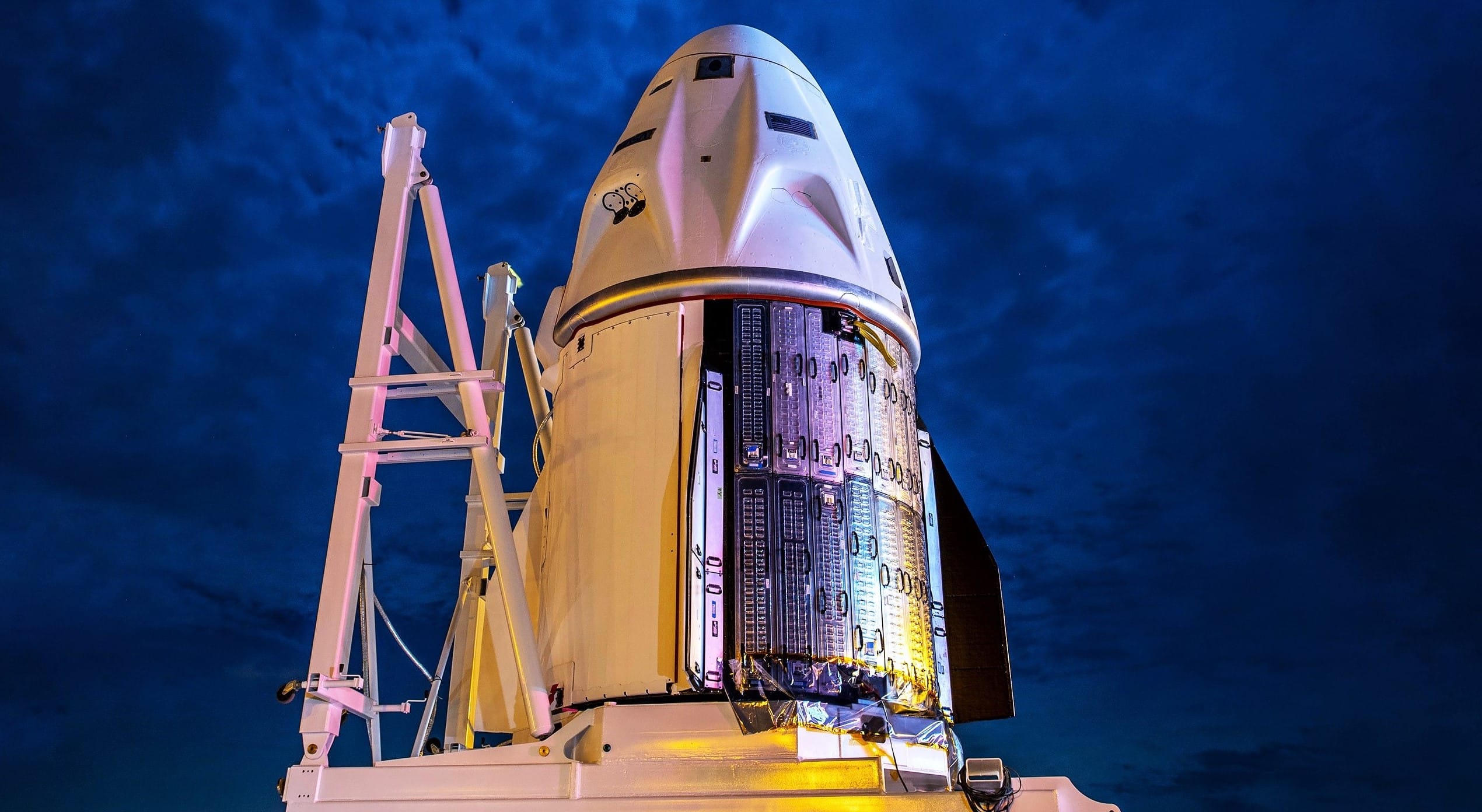 SpaceX’s newest Crew Dragon spacecraft arrives at launch site ...