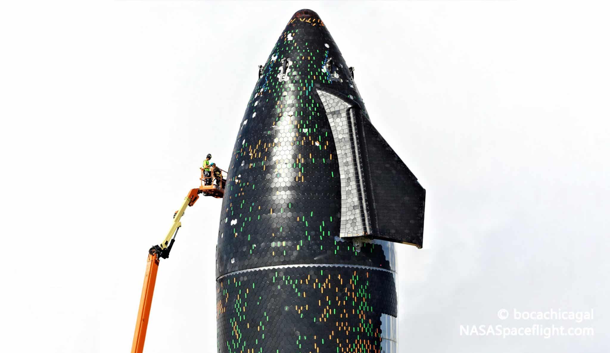 SpaceX’s first orbital-class Starship stretches ‘wings’ ahead of Raptor ...