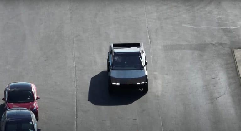 Tesla Cybertruck spotted on Fremont Test Track with massive wiper blade ...