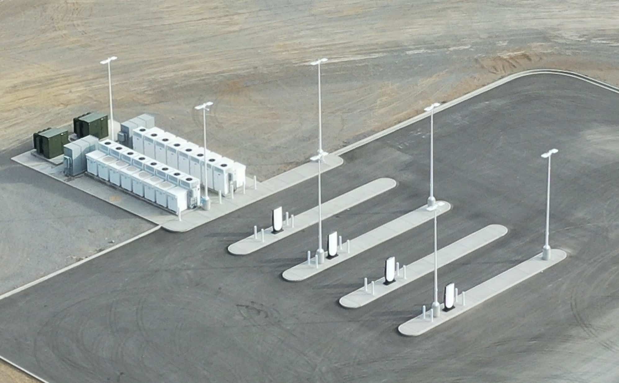 First Tesla Megachargers for the Semi are looking ready for some real ...