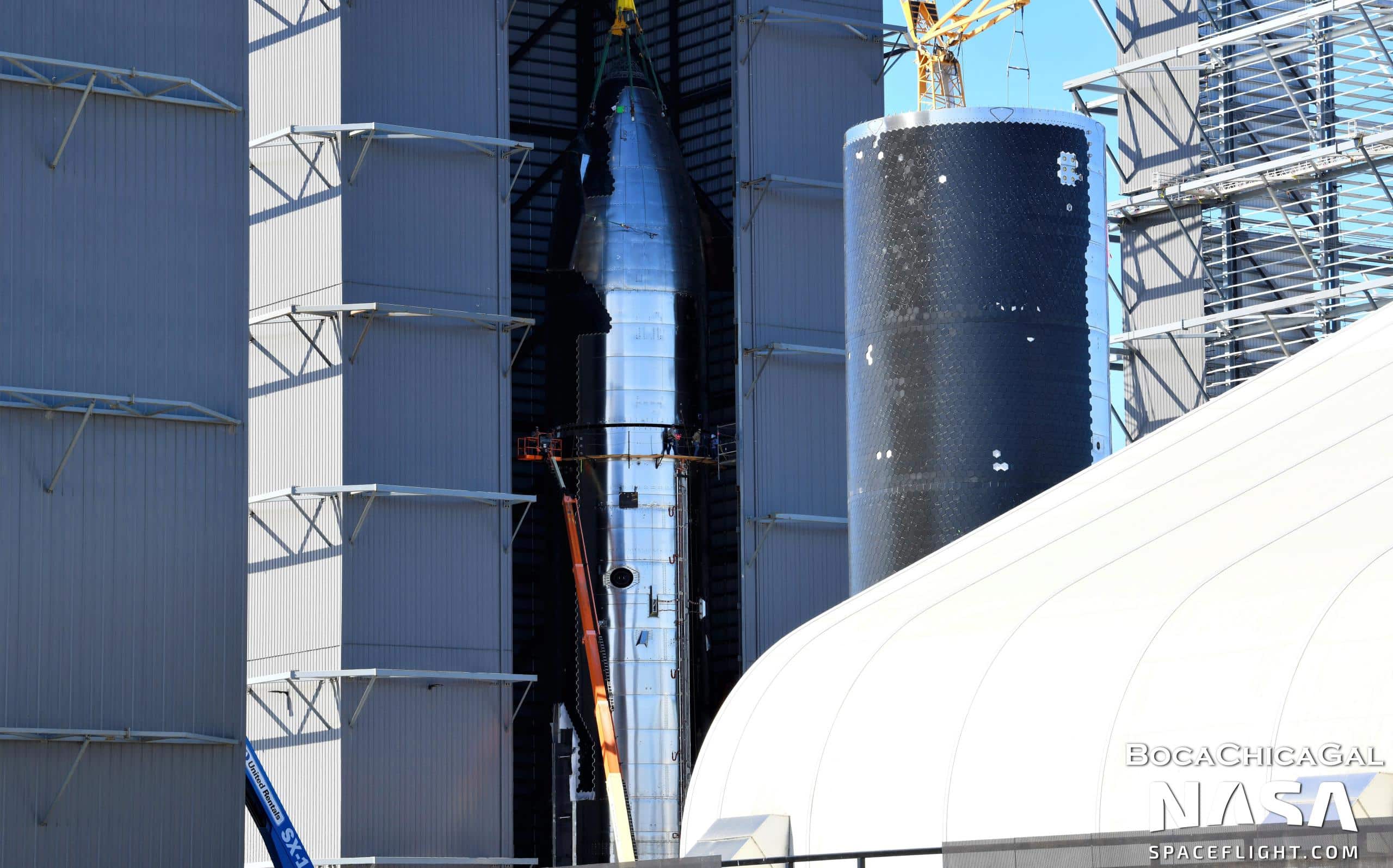 SpaceX finishes stacking new Starship for the first time in six months ...