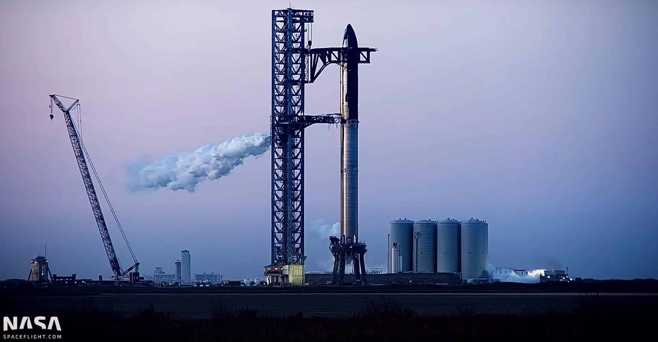 SpaceX tests fully stacked Starship rocket for the first time ...