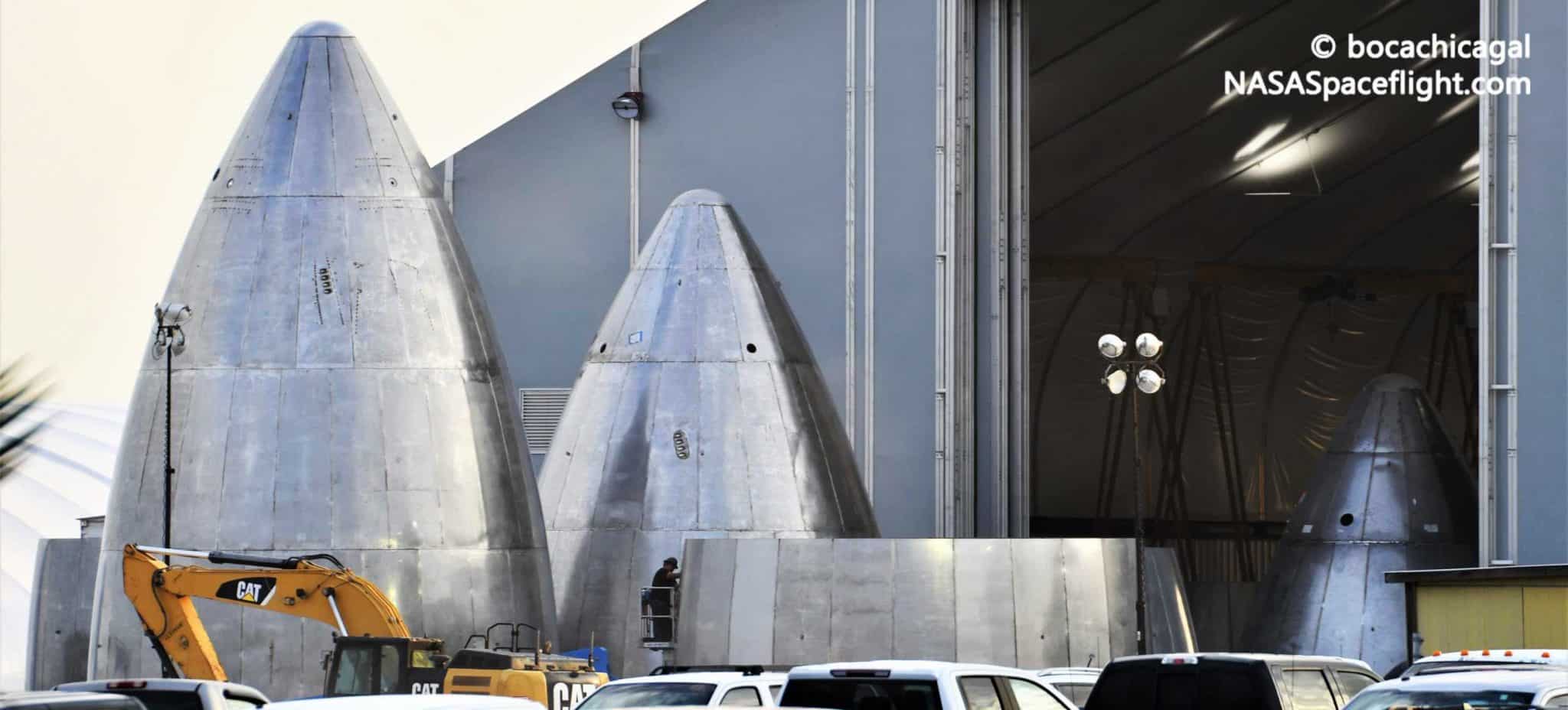 SpaceX upgrading Starship noses and domes for easier assembly ...