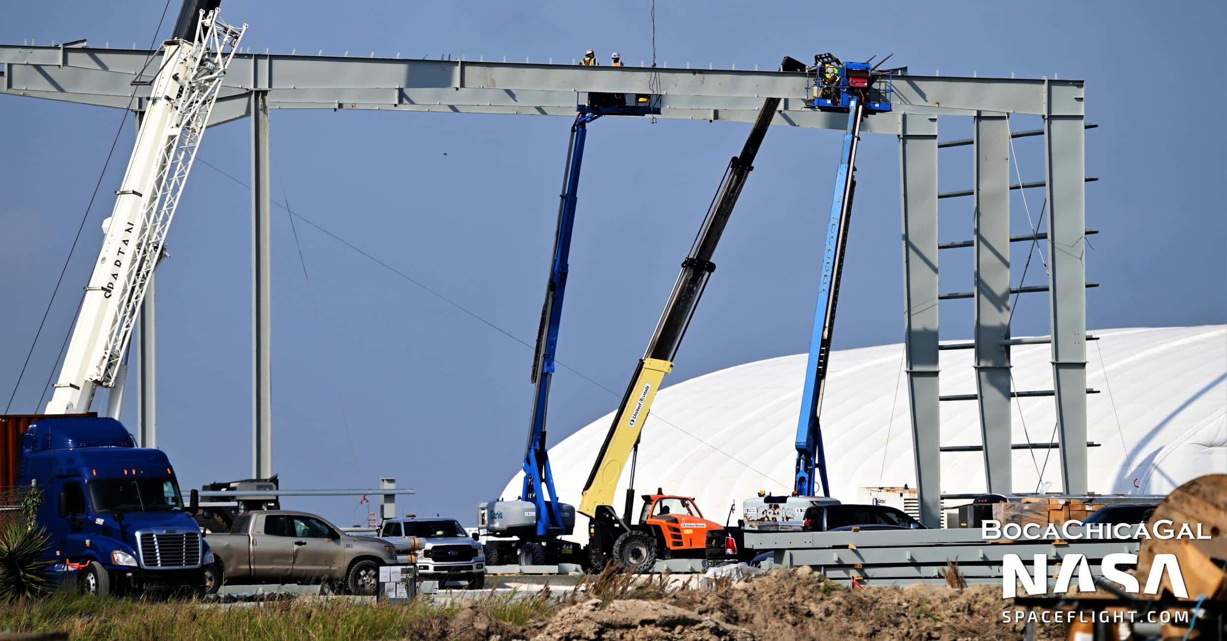 SpaceX’s upgraded Starship factory begins to take shape in South Texas ...