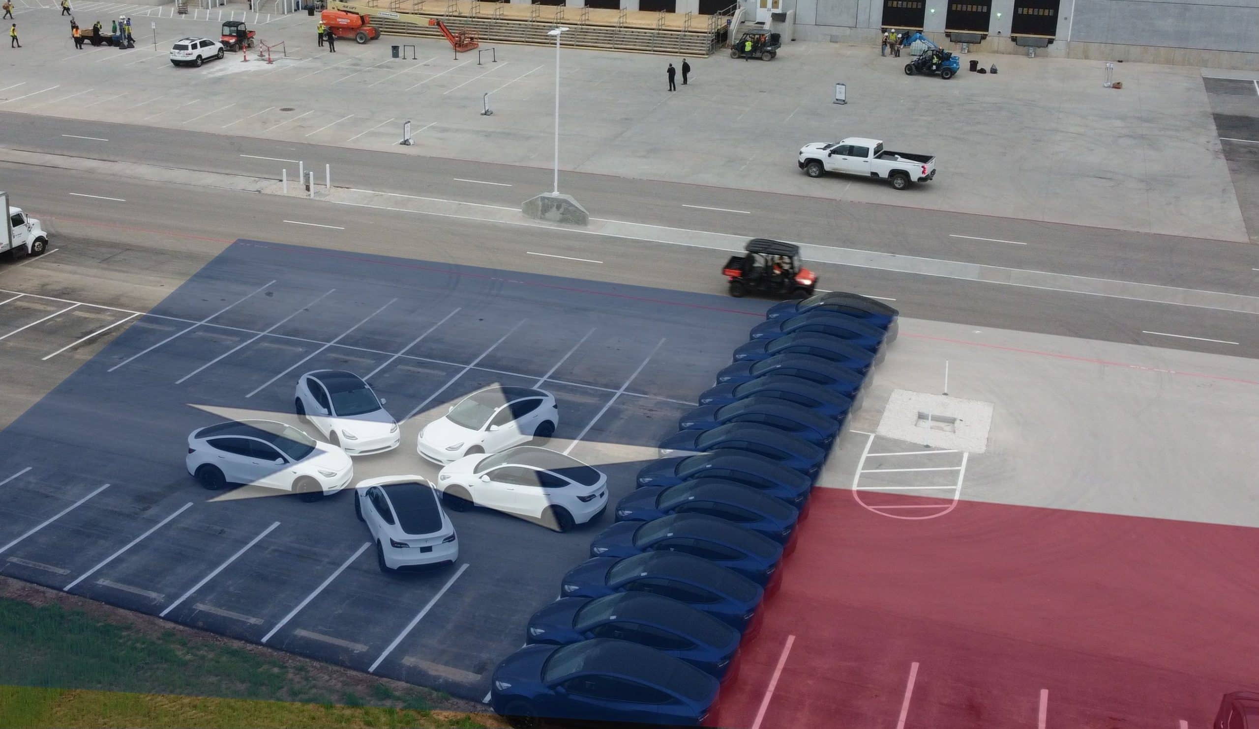 Tesla’s star-shaped Model Y formation for Cyber Rodeo hints at cool ...