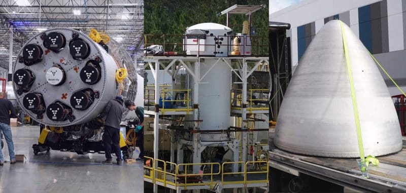 Relativity Space’s first 3D-printed rocket arrives at launch pad ...