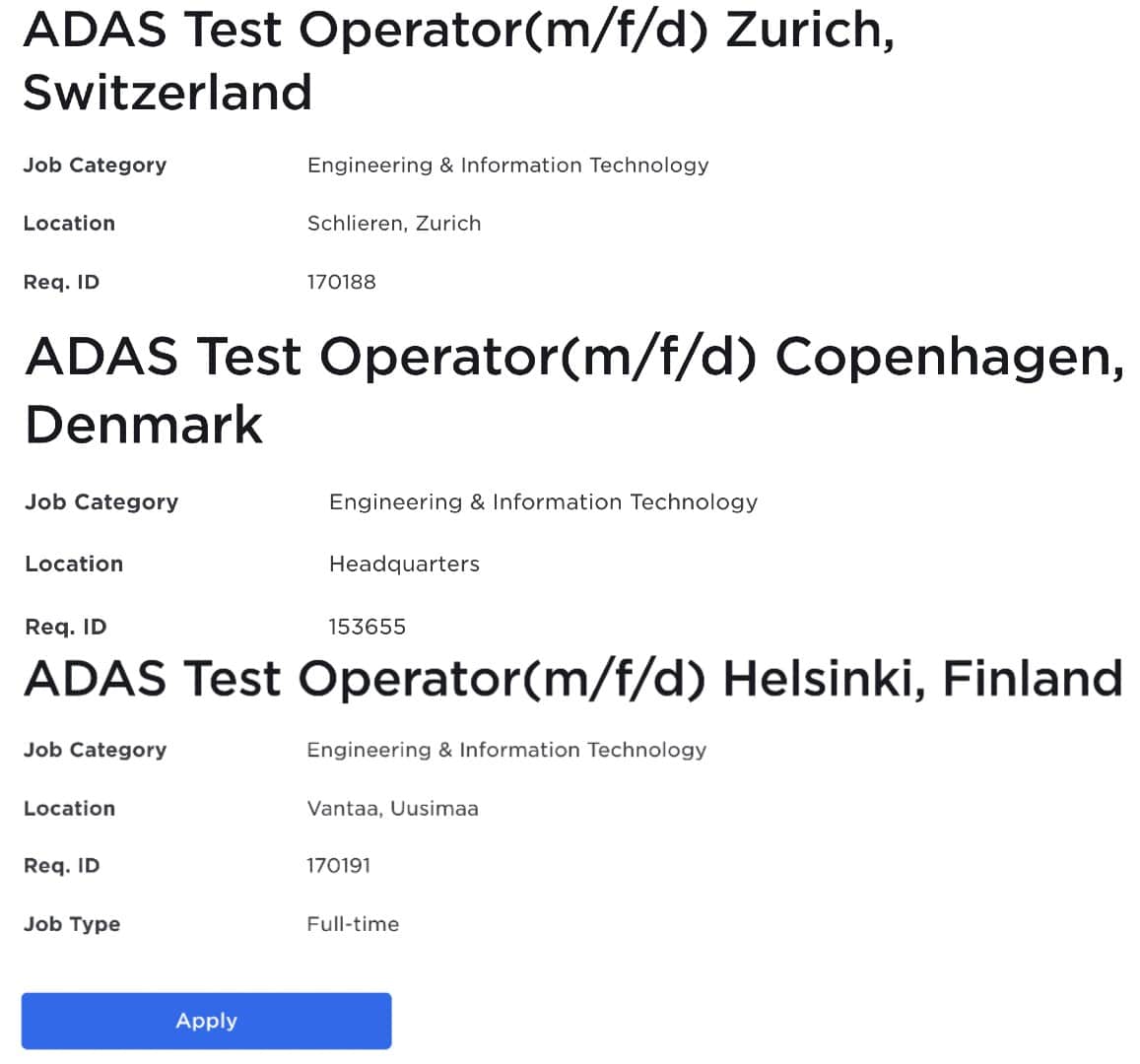 Tesla takes step towards FSD Beta in Europe with ADAS test operator job ...