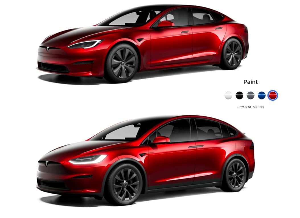 Tesla unleashed Ultra Red paint for Model S and Model X cars ...