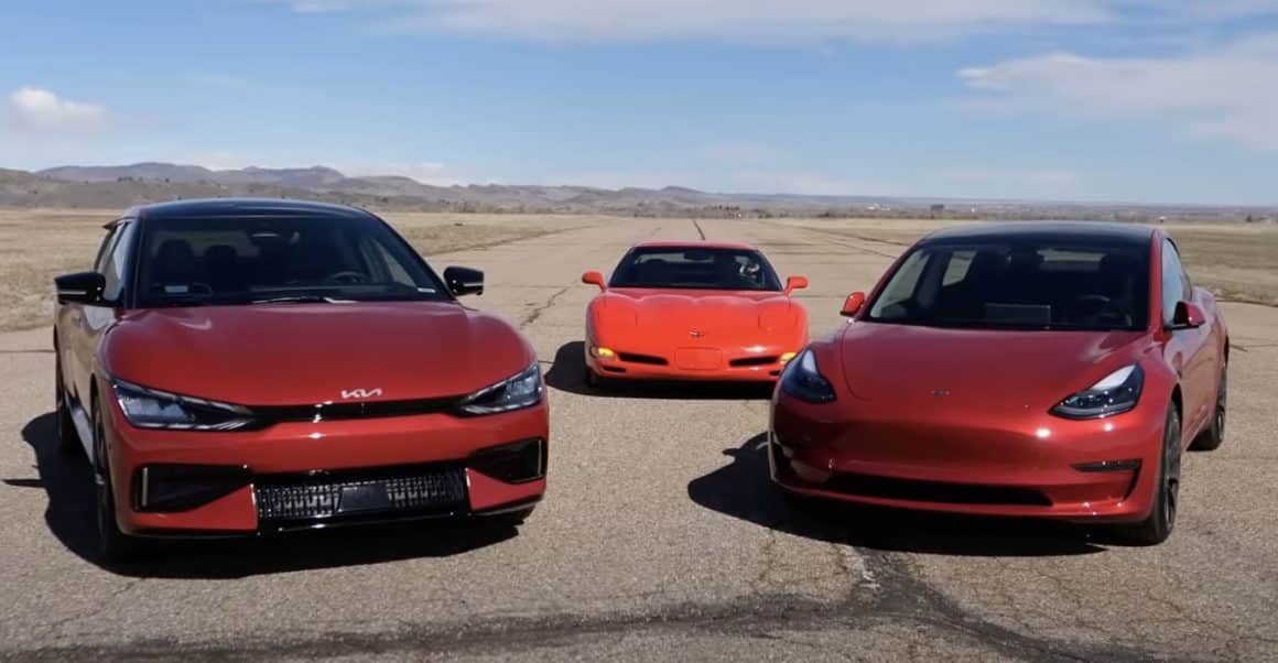 Tesla Model 3 takes on new Kia EV6 GT in insane all-electric drag race ...