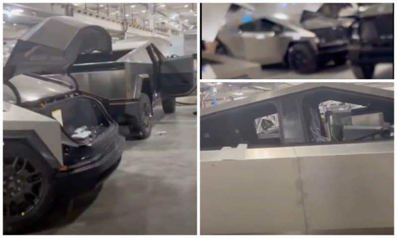 Tesla Cybertruck frunk looks very spacious in recent sighting ...