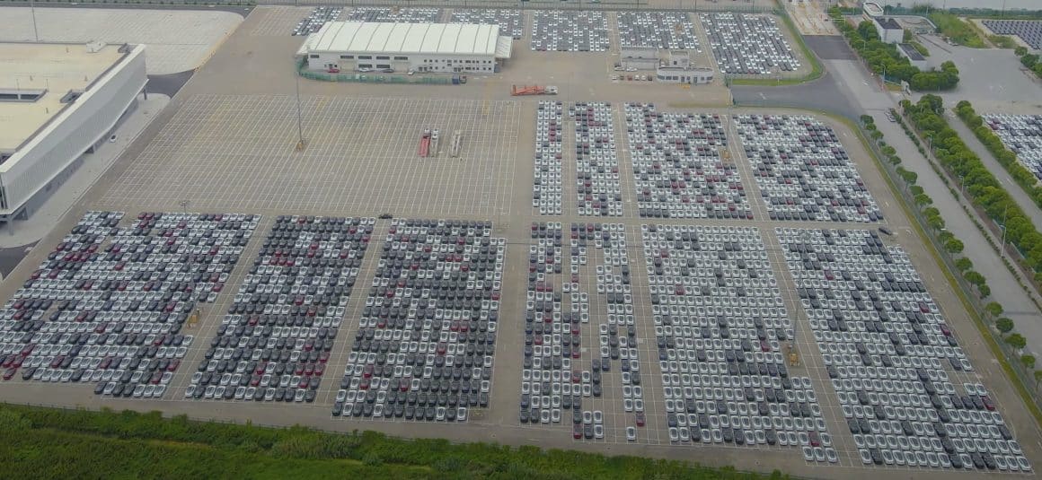 Tesla Shanghai export lot shows Model 3 Highland production ramp is ...