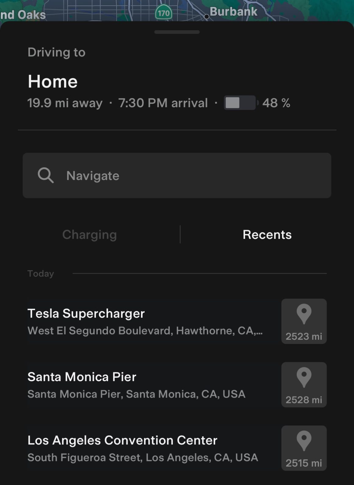 Tesla mobile app update adds ‘Recent Trips,’ updated trip planner UI ...