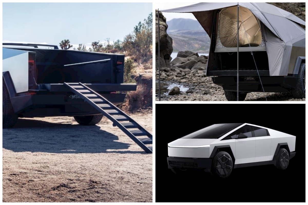 Tesla Introduces Cybertruck Accessories: BaseCamp, Wraps, and ...