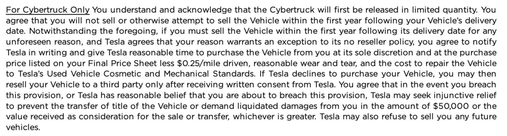 Understanding Tesla's No-Resale Agreement: Implications for Cybertruck ...