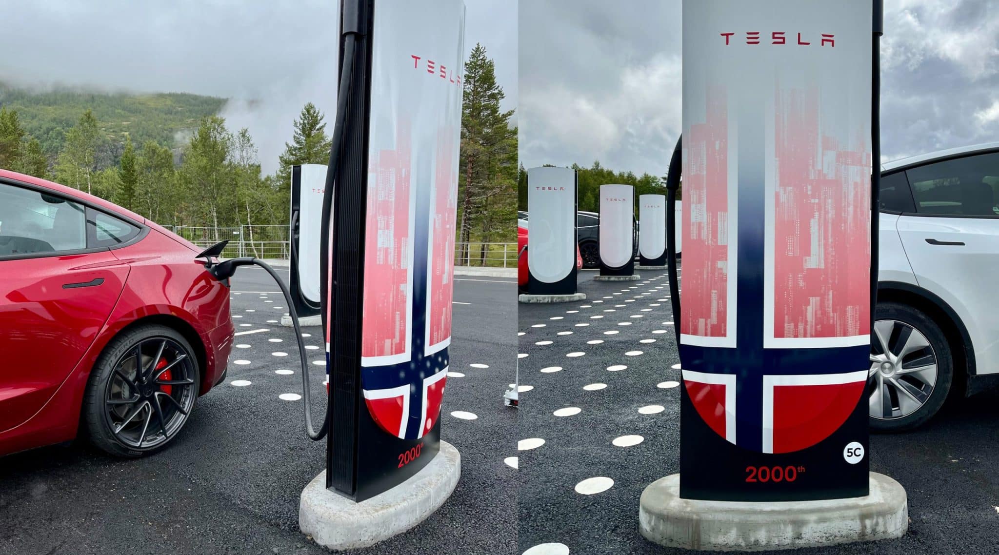 Tesla's Supercharger Milestones in Norway: Setting the Gold Standard ...