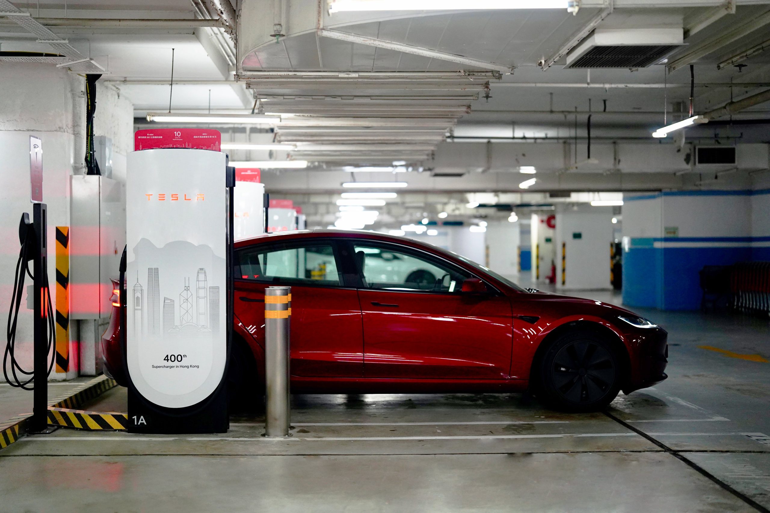 Tesla's Milestone: The 400th Supercharger Installation in Hong Kong ...