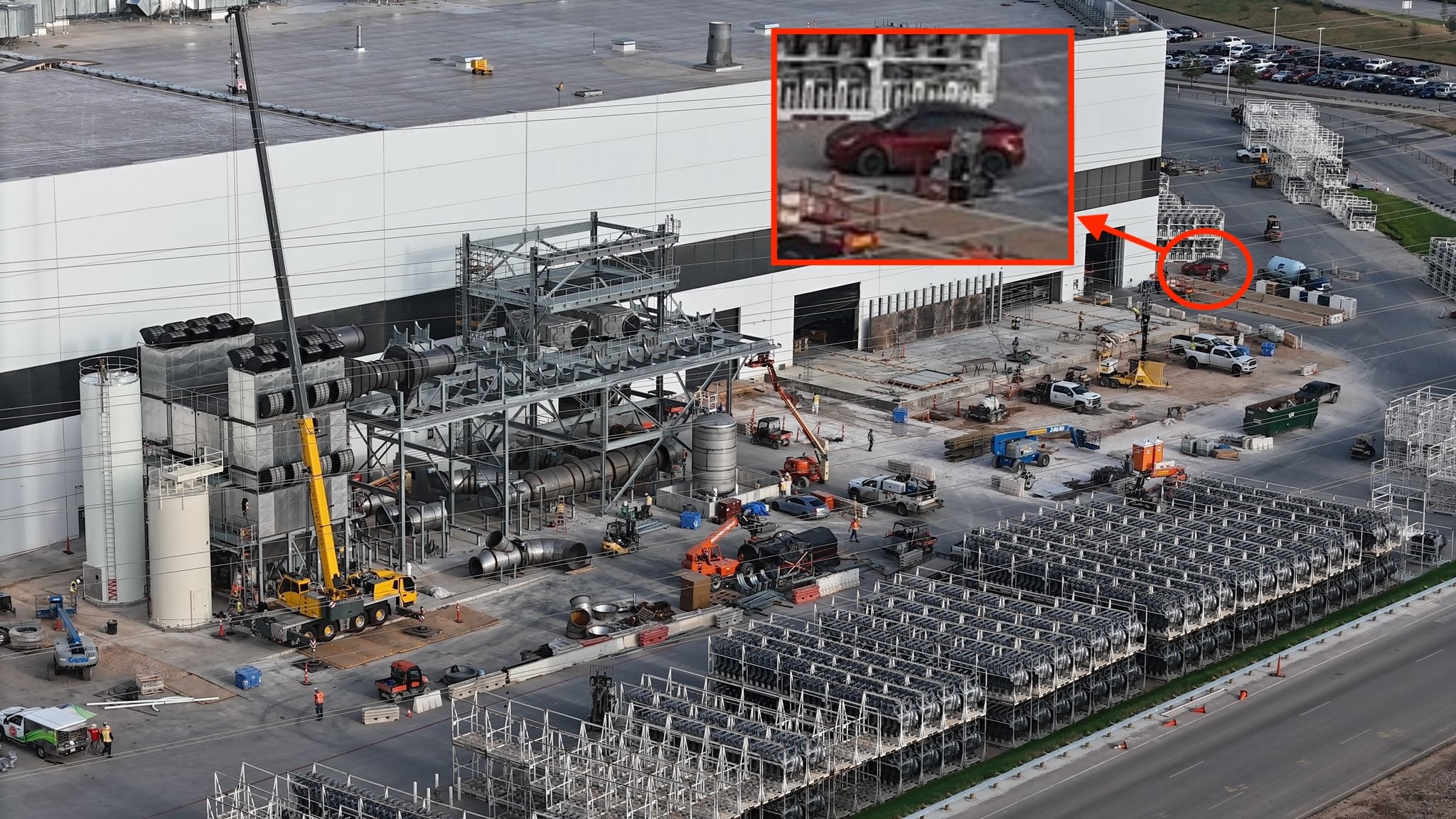 Tesla Unveils a Mystery: The New Deep Red Model Y Paint at Giga Texas ...