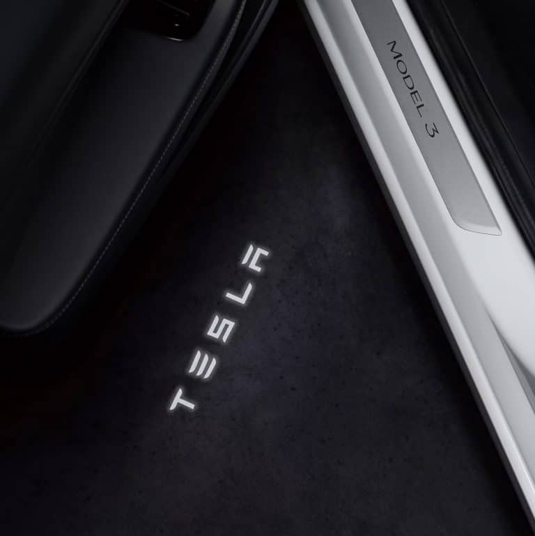 Shed Light on Style: Tesla's Latest Projection Lights for Model 3 and ...