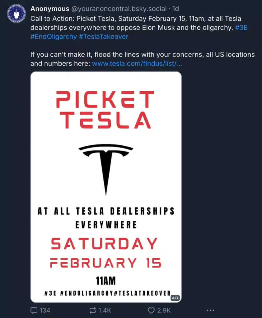 Tesla Takeover: Global Protests Highlight Growing Dissent Against Elon ...
